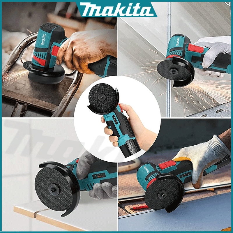 Makita Cordless Angle Grinder Rechargeable Grinding Machine Power Tool ...