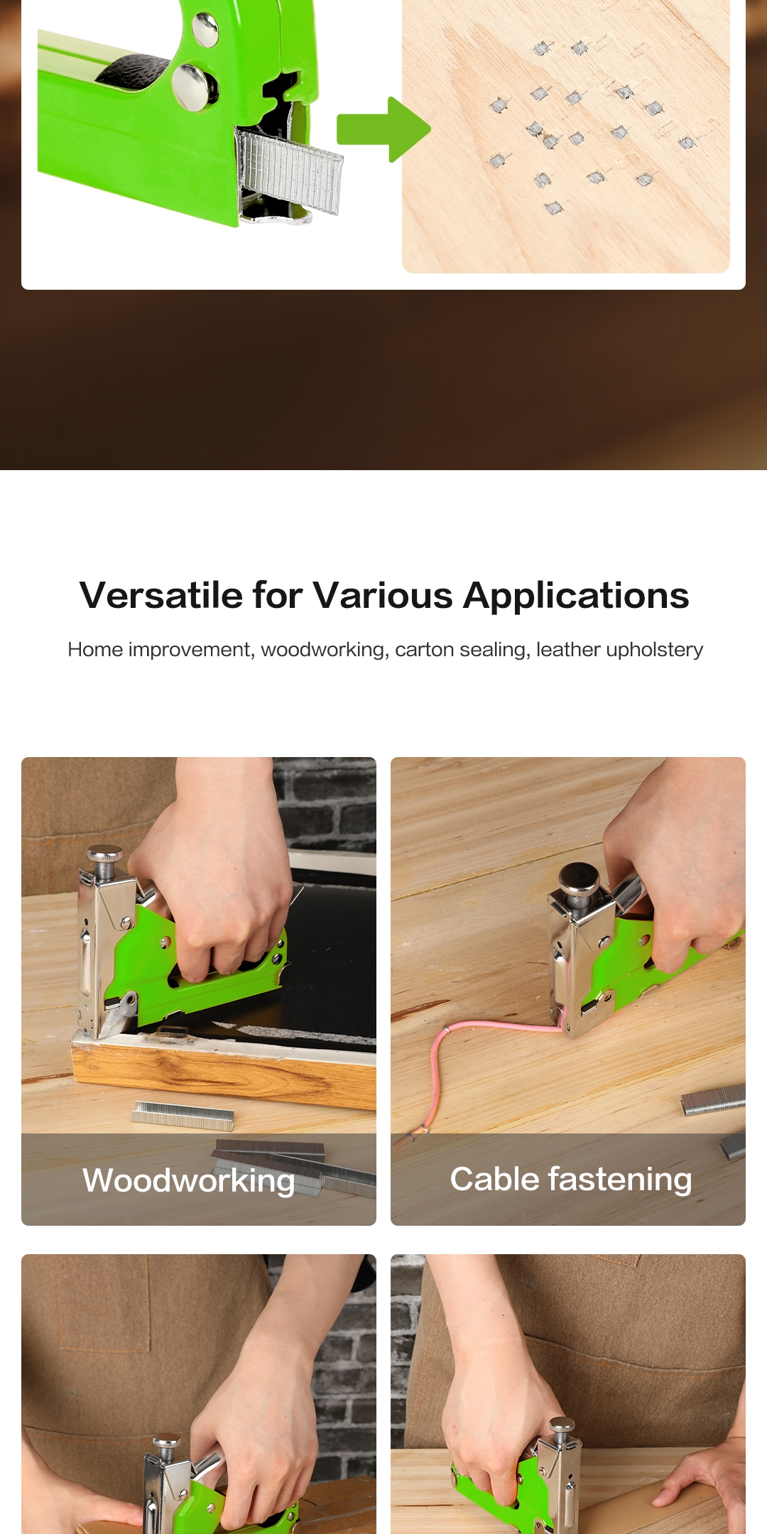 ZENTOR 3-in-1 Heavy Duty Stapler Gun | Compatible with Staples, U-Shape ...