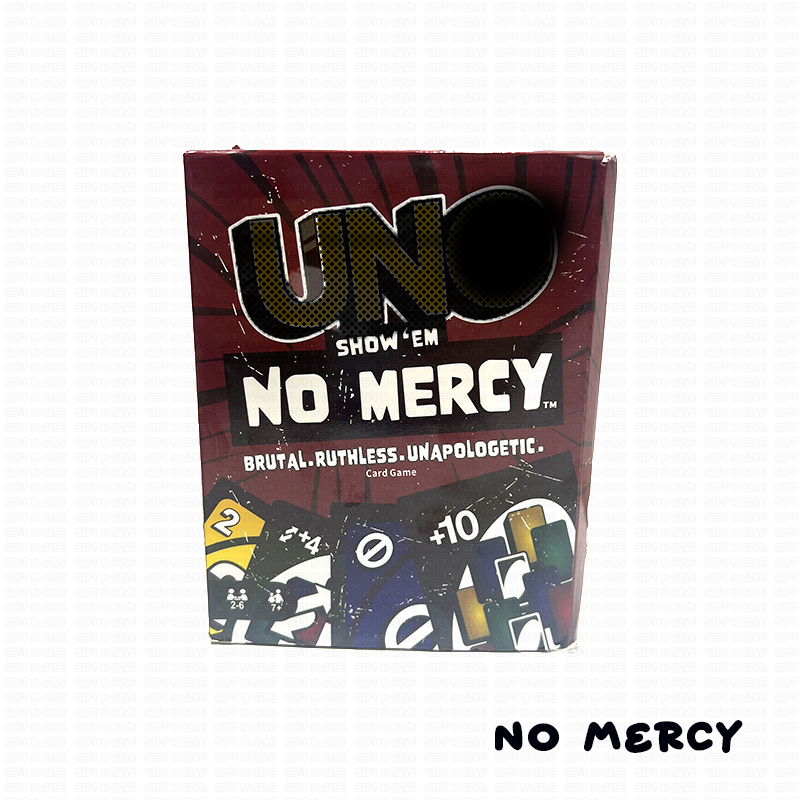 Card Game Board Game No Mercy DOS FLIP Family Friends Tabletop Games ...