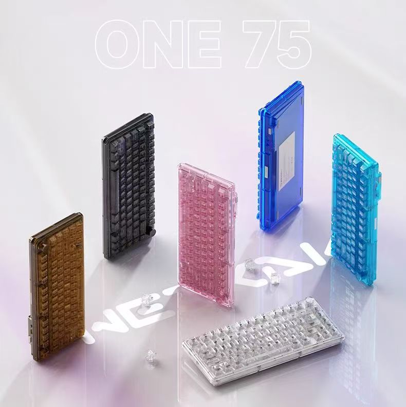 Transparent Keyboard Typing Gasket Wireless Crystal Clear ASMR ...