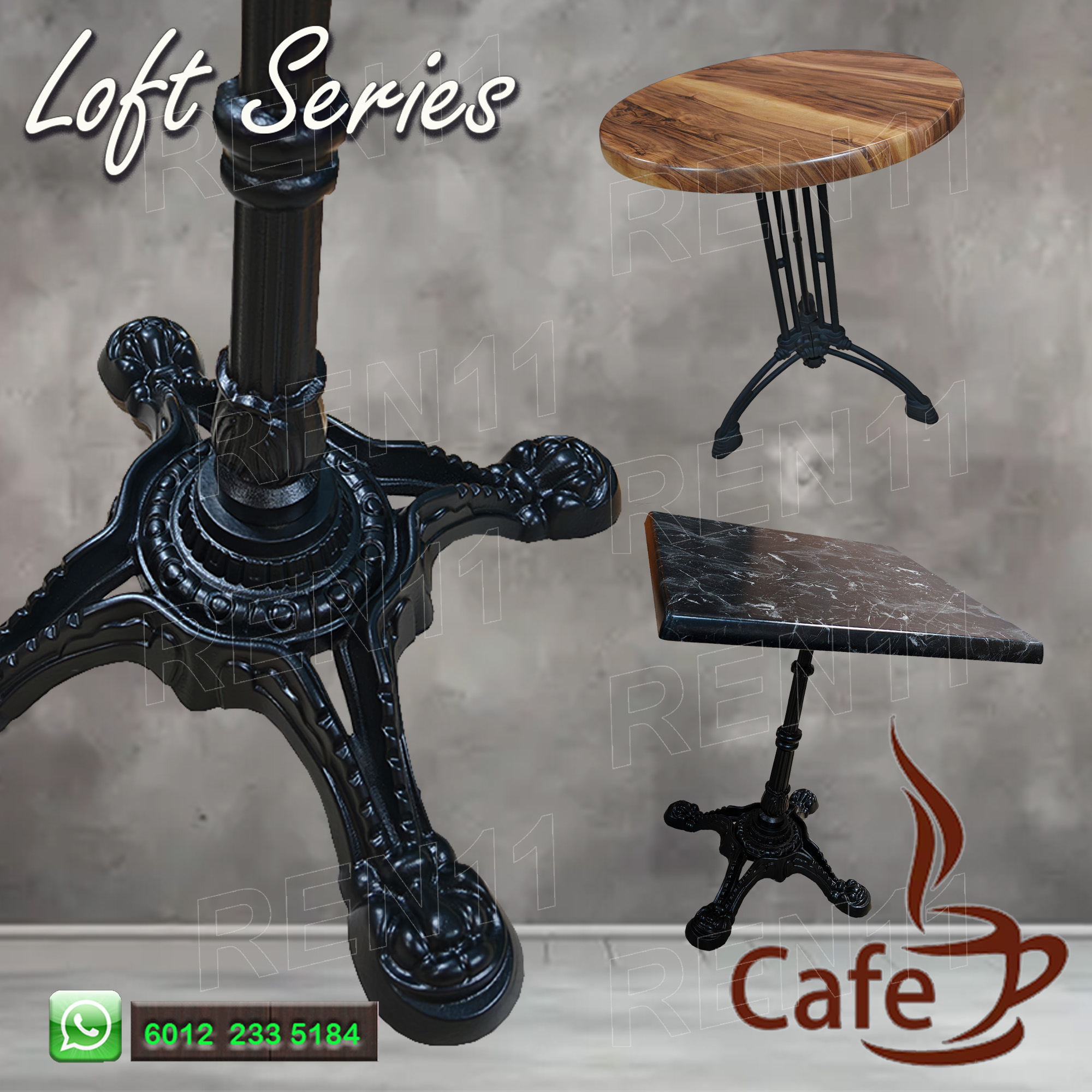 Cafe table，Dining Table Leg, Metal Leg, Kaki besi, Kaki meja , Table ...
