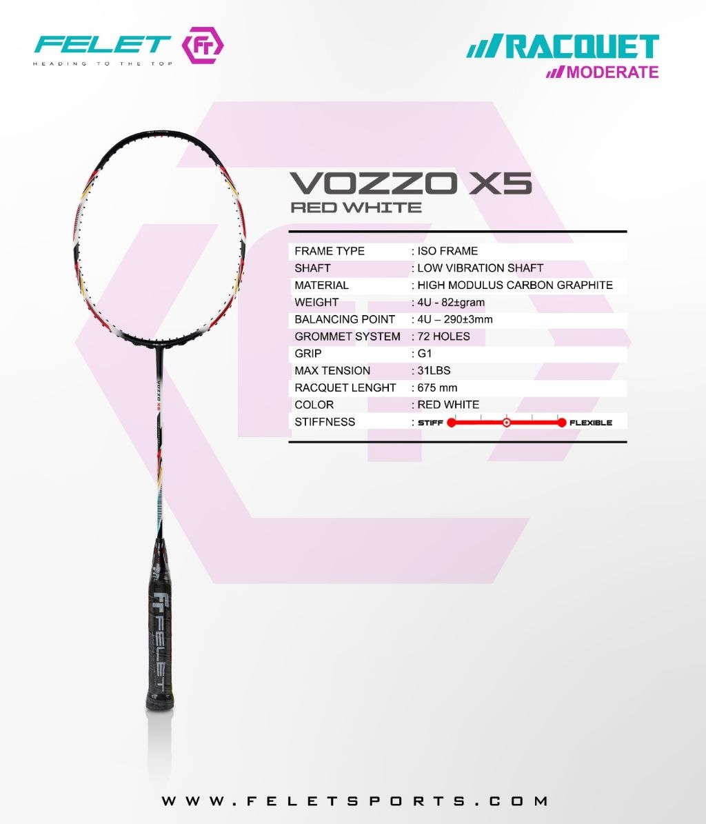 FELET VOZZO X5 new! (low vibration system!) COMBO 2PCS! | Shopee Malaysia