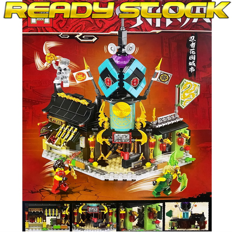 [BELA] MG BLOCKS MG1022 Ninja Going Series Ninja City Garden Ninja ...