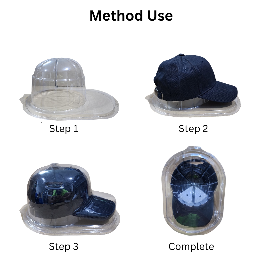 Cover Cap Blue Base Plastic Cap Holder Snapback Cover Cap Casing Topi Casing Cap Casing Cover ...