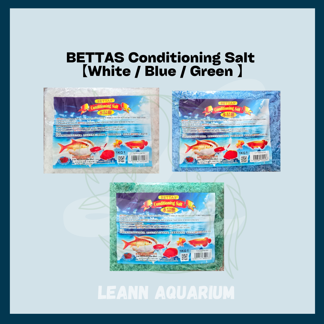 🔥Hot🔥 BETTAS Conditioning Salt 【White / Blue / Green 】1kg+- for ...