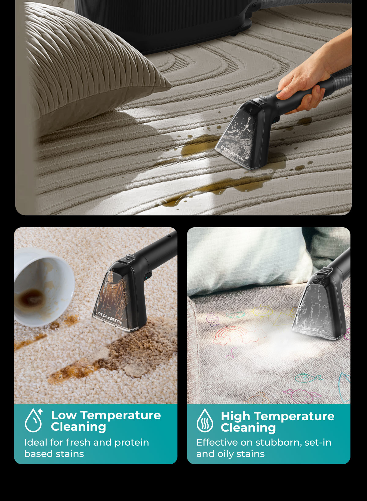 PerySmith M2 Pro Max Hot Water Steam Spot Cleaner CleanPro Series ...