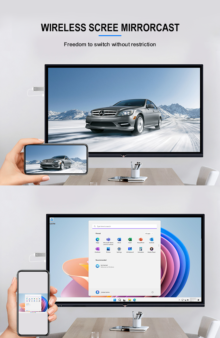 HDMI Tanpa Wayar 4K Wireless HDMI Transmitter Receiver 30M 1080P HDMI ...