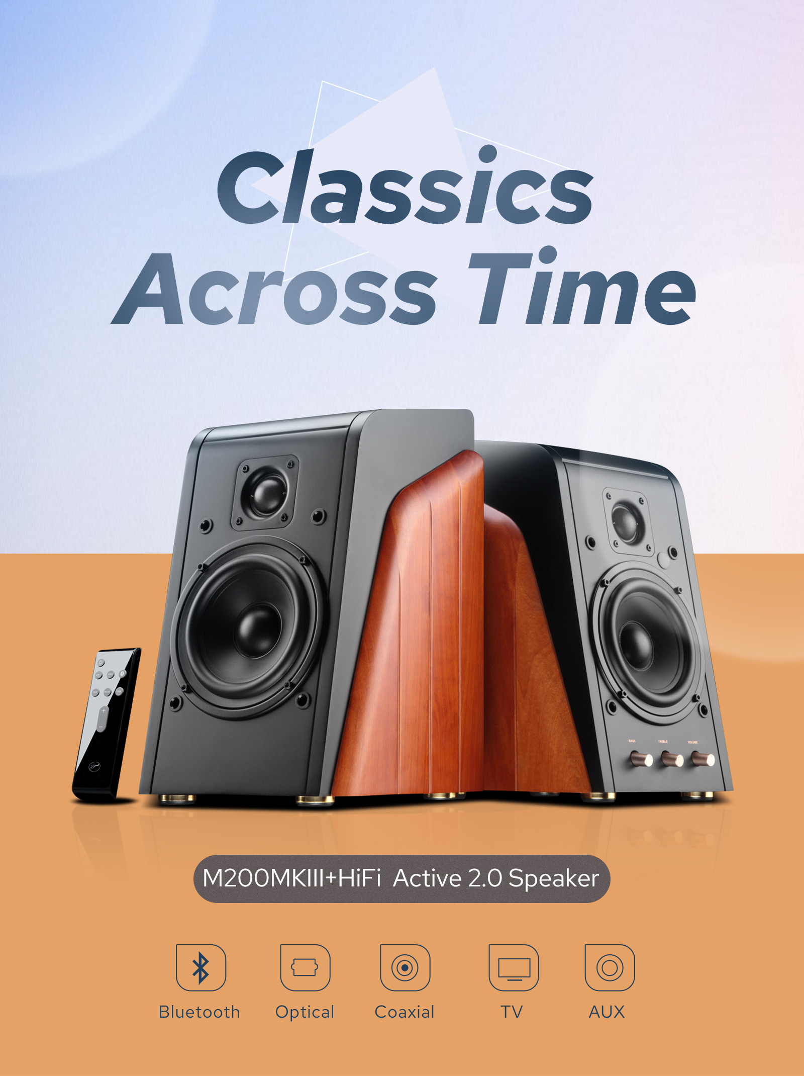 HiVi Swans M200MKIII+ Powered 2.0 Bookshelf Speakers - HiFi Speakers ...