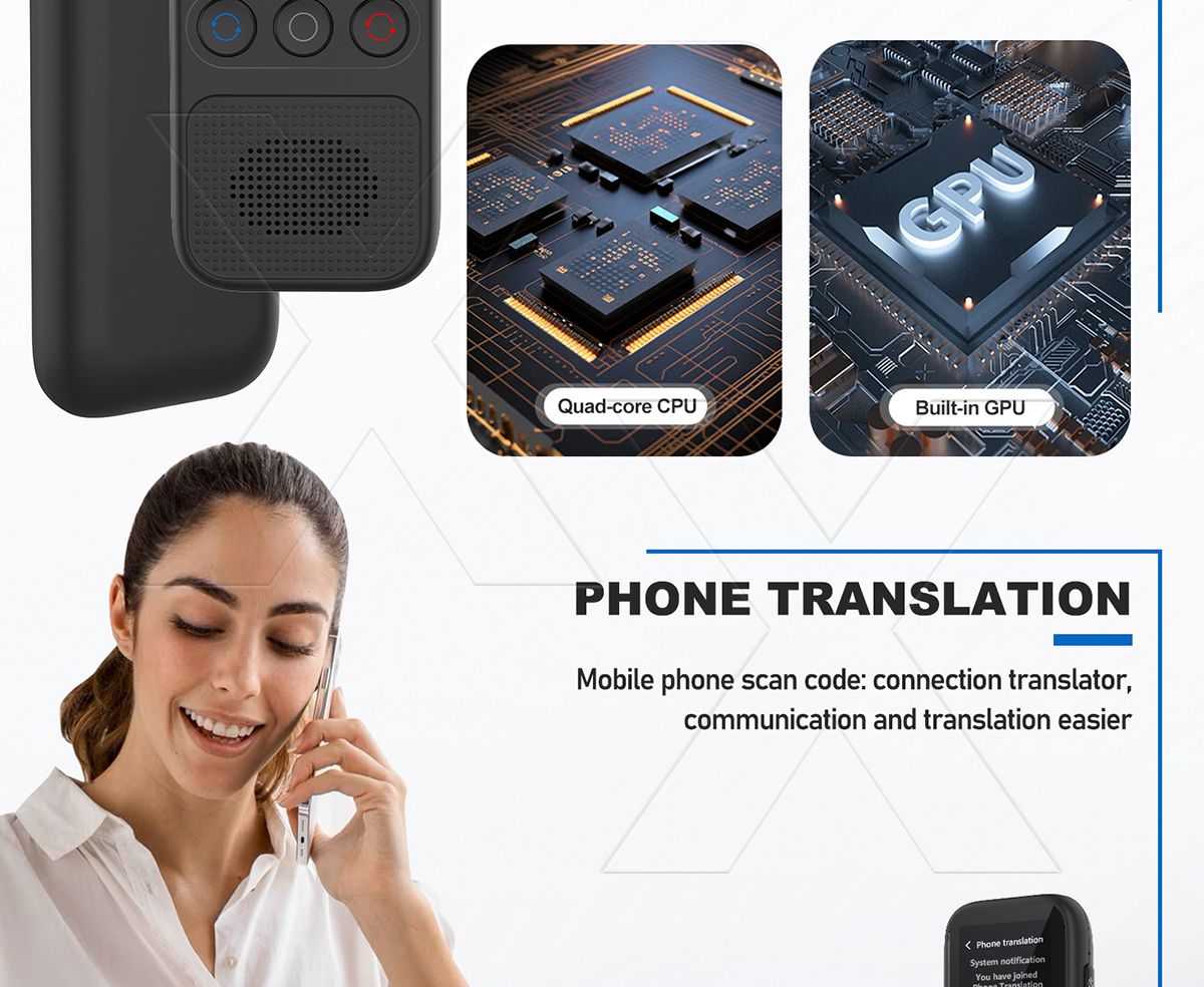 Portable Language AI Translator Device 138 Language Voice Translating ...