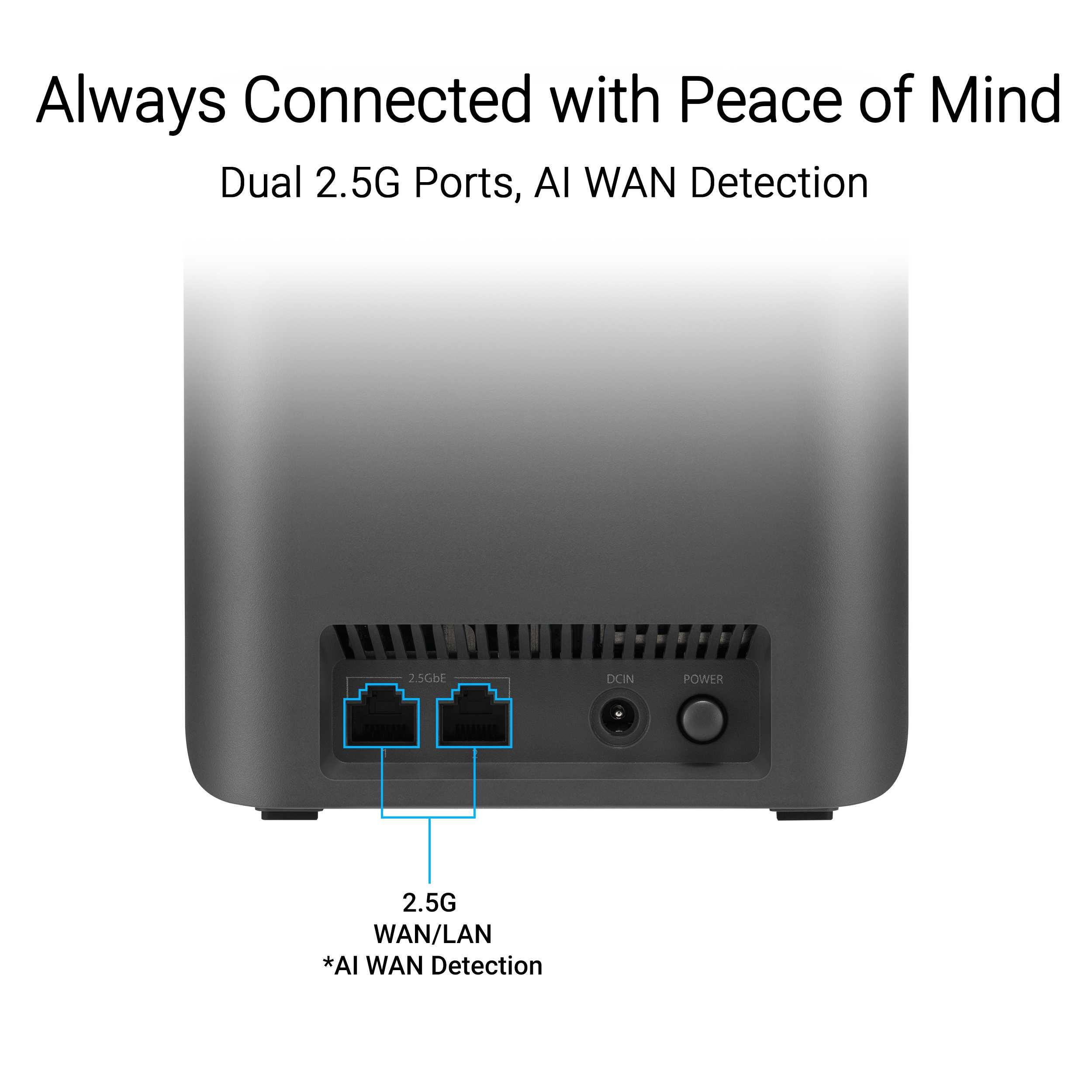 ASUS ZenWiFi BD4 Dual-band WiFi 7 Mesh, 3600 Mbps, 4900 sq.ft (2pk ...