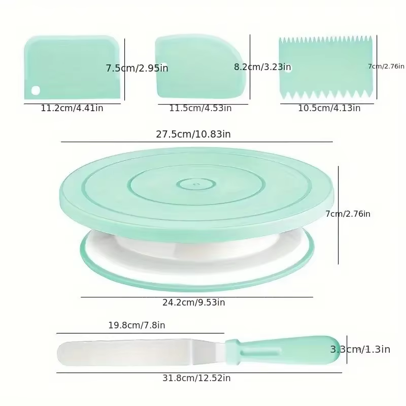 74-Piece Cake Decorating Set-12 Piping Tips- Complete Baking Kit for ...
