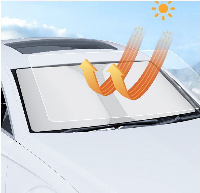 145*85cm Universal Foldable Front Car Window Car Windshields Sun Shade ...