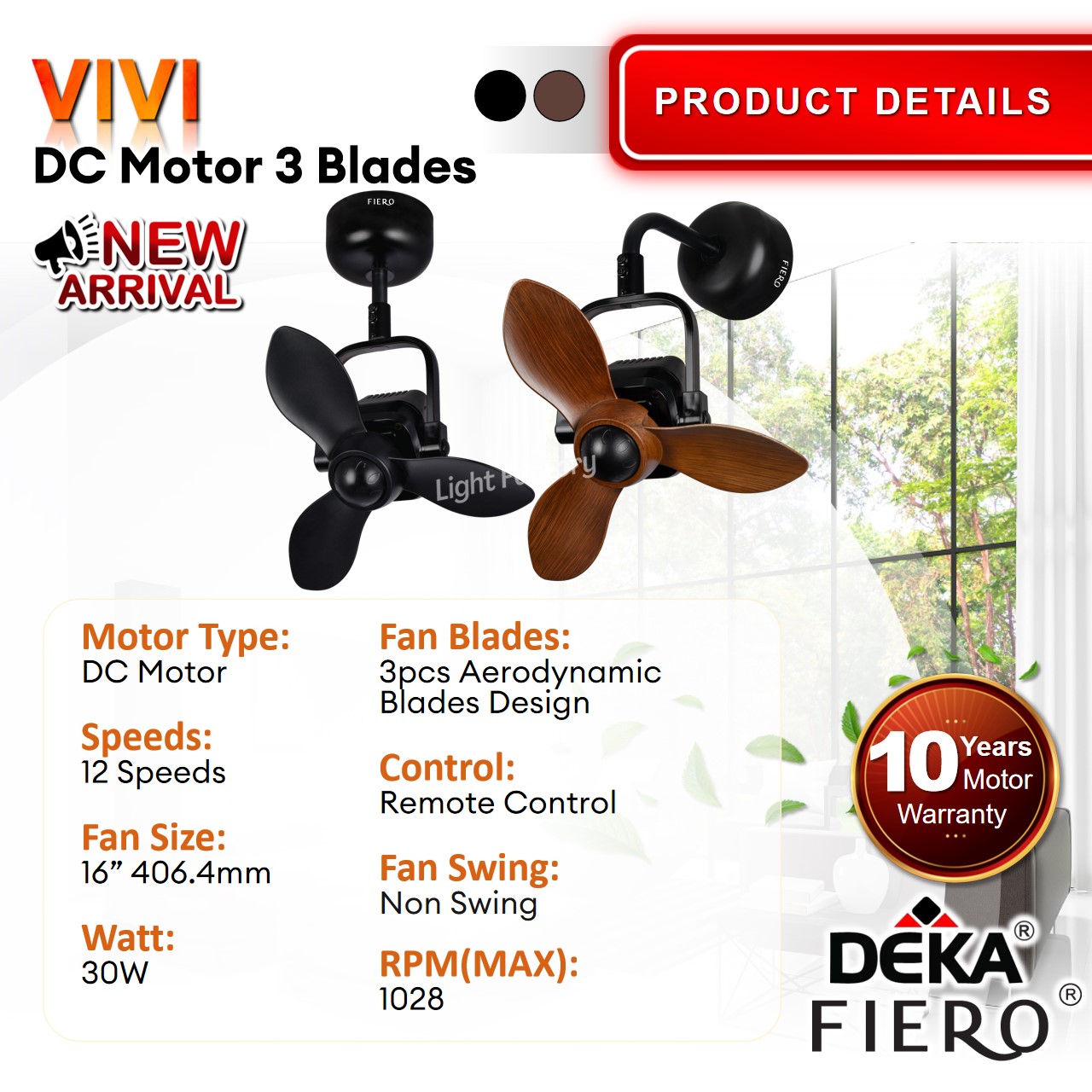 DEKA MDC168 MS160 16" Designer Wall Fan | FANZO PHOENIX 20" MINI 16 ...