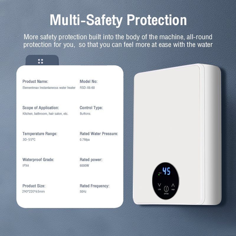 Pemanas Air Elektrik Pam Air Rumah Mod Senyap Kalis Air Instant ...