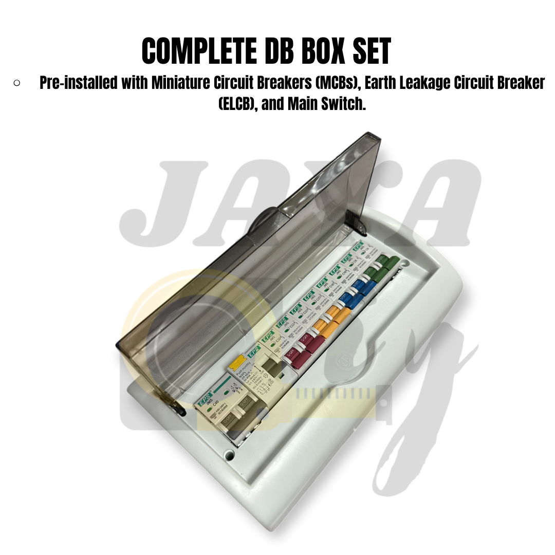 [1SET] EPS - sirim PVC DB BOX/ MCB BOX FULL SET COMPLETE WITH MAIN ...