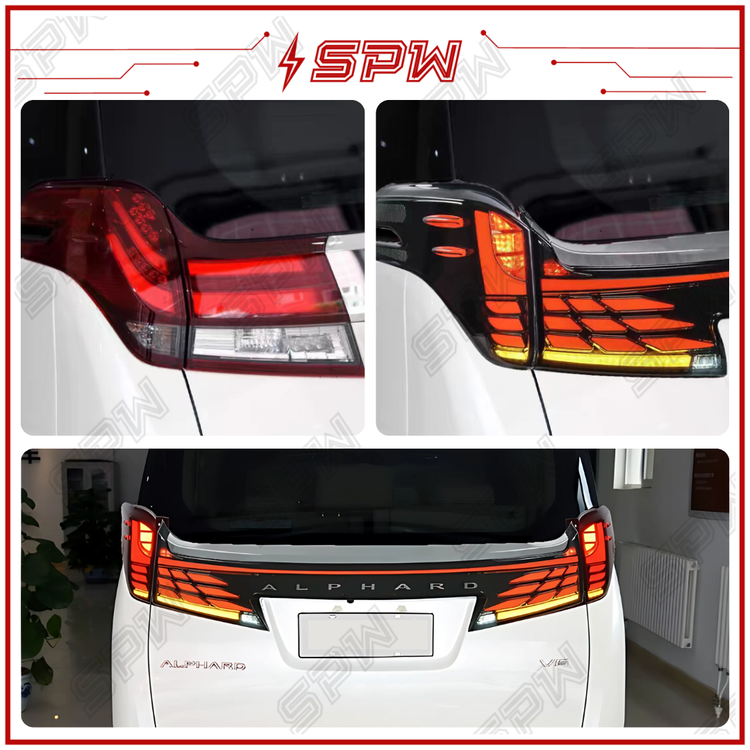 Toyota Alphard (2015-2022) AH40 ANH40 V2 Tail Lamp Taillamp ANH30 AGH30 ...