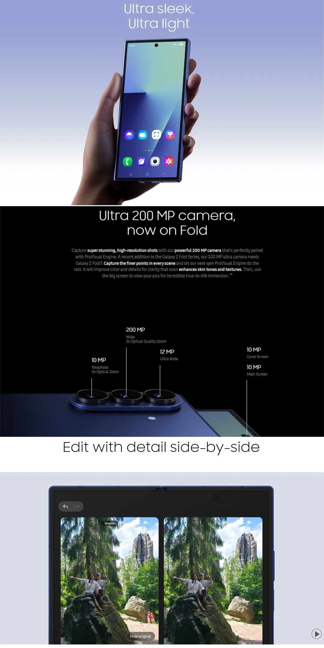 Samsung Galaxy Z Fold7 5G SM-F966 (16GB+1TB / 12GB+512GB / 256GB ...
