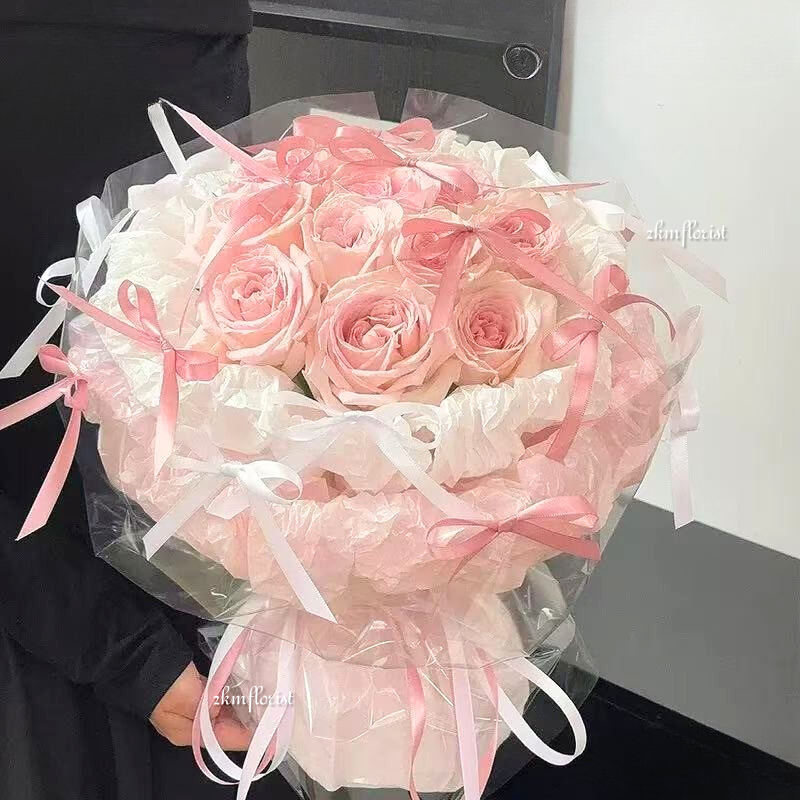 (20PCS)50X70CM PEARL SYDNEY Thicker Glossy Wrapping Paper Flower Bouquet Florist Kertas Pembalut ...