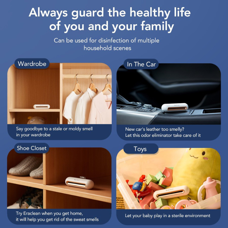 Refrigerator Deodorizer Fridge Purifier Keeping Food Fresh Electronic ...