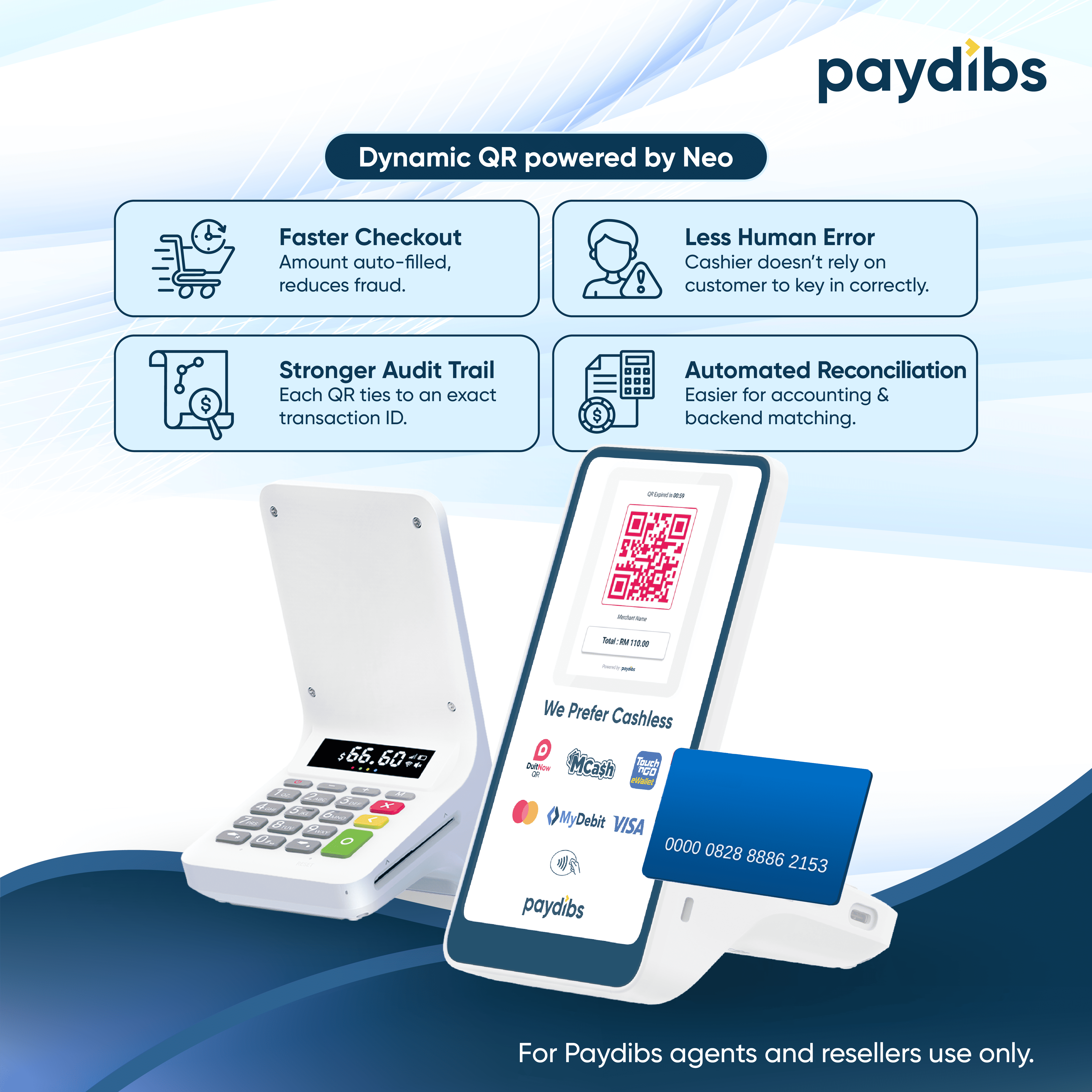 Paydibs Neo Sound box E-Wallet & QR Payment Credit / Debit Card Buy Now ...