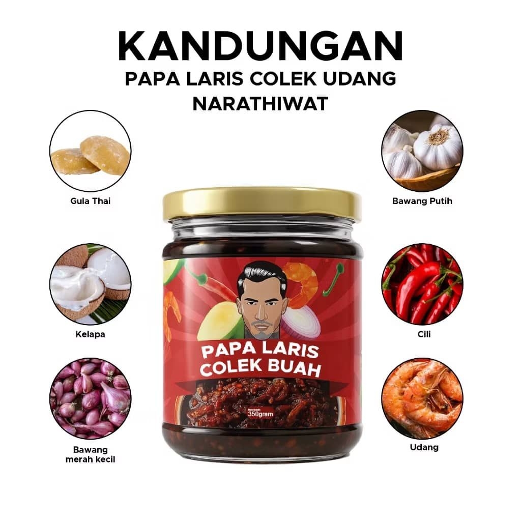 COLEK BUAH PAPA LARIS 350GRAM EXCLUSIVE & ORIGINAL HOMEMADE FROM ...