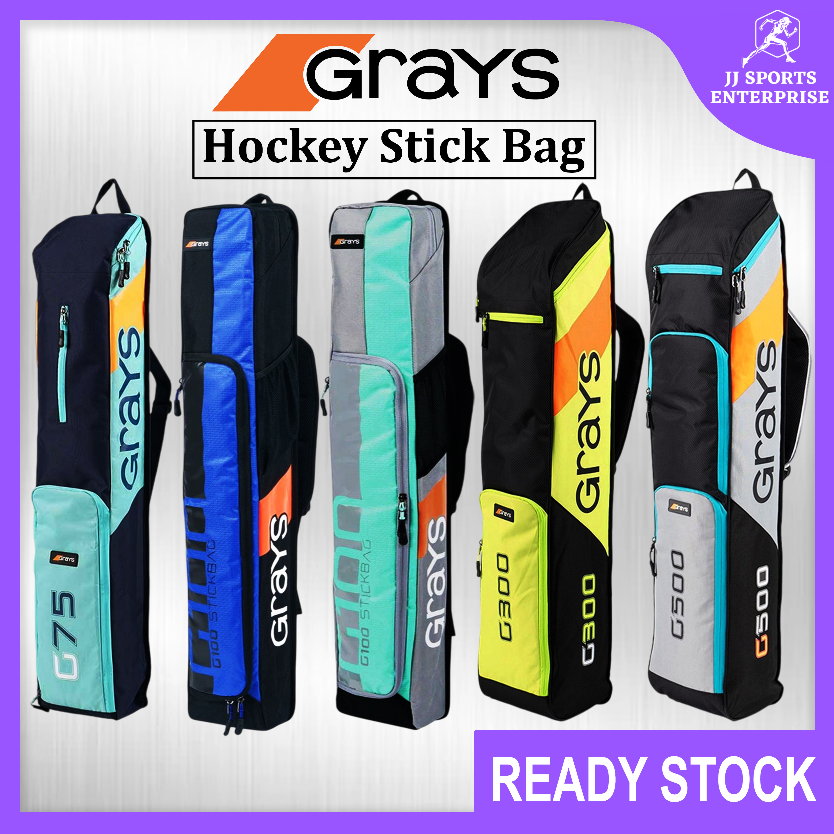 Grays Hockey Bag Hockey Stickbag Beg Hoki Beg Kayu Hoki Grays Hockey ...