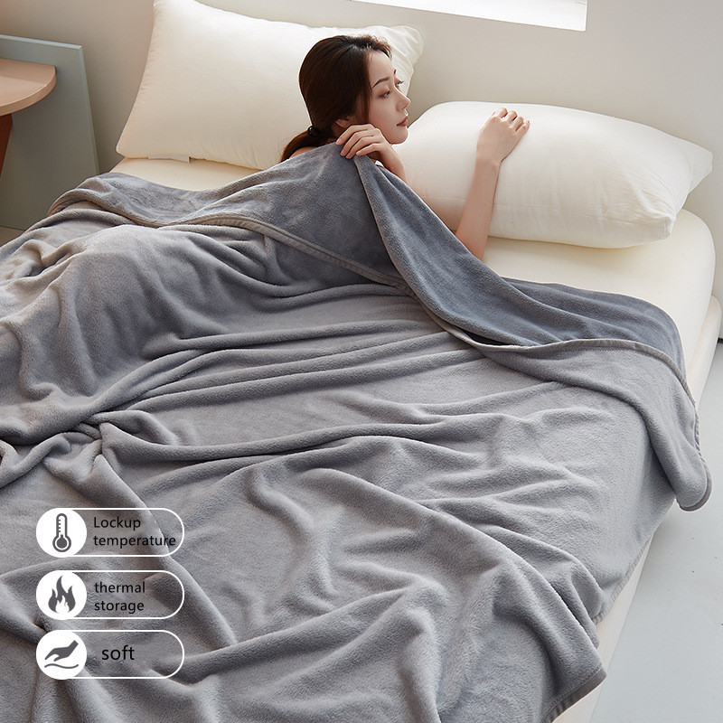 Selimut Baldu Gebu Flannel Velvet Plush Throw Blanket Sofa Office silky ...
