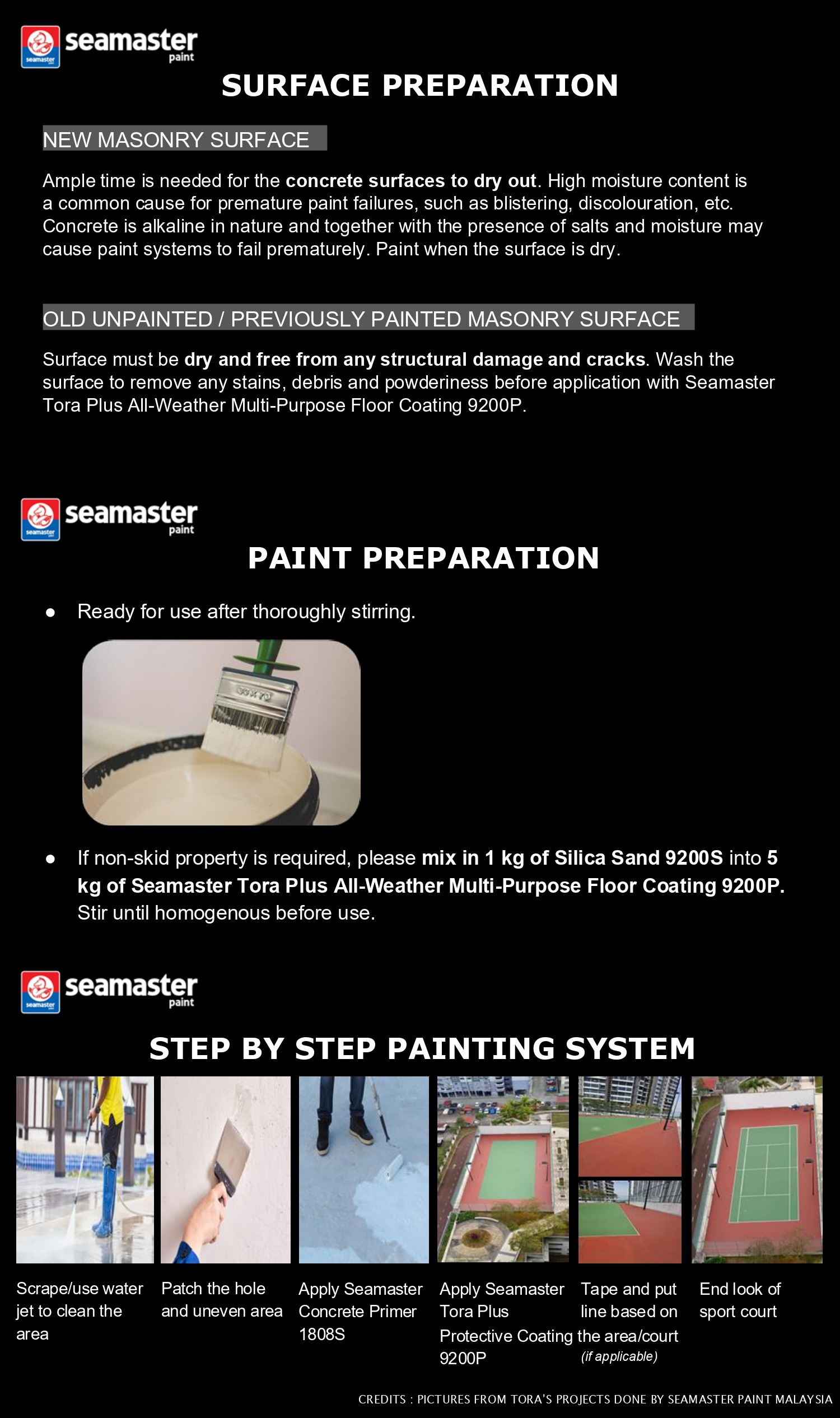SYK Seamaster Paint Tora Protective Coating (5 Liter) Floor Paint For ...