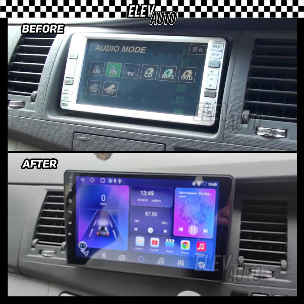 Toyota Isis 2004-2017 9" Android Player Casing Installation Dash Kit ...