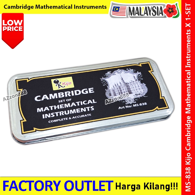 Mathematical Instruments Cambridge Geometry Set Math Set Mathematical ...