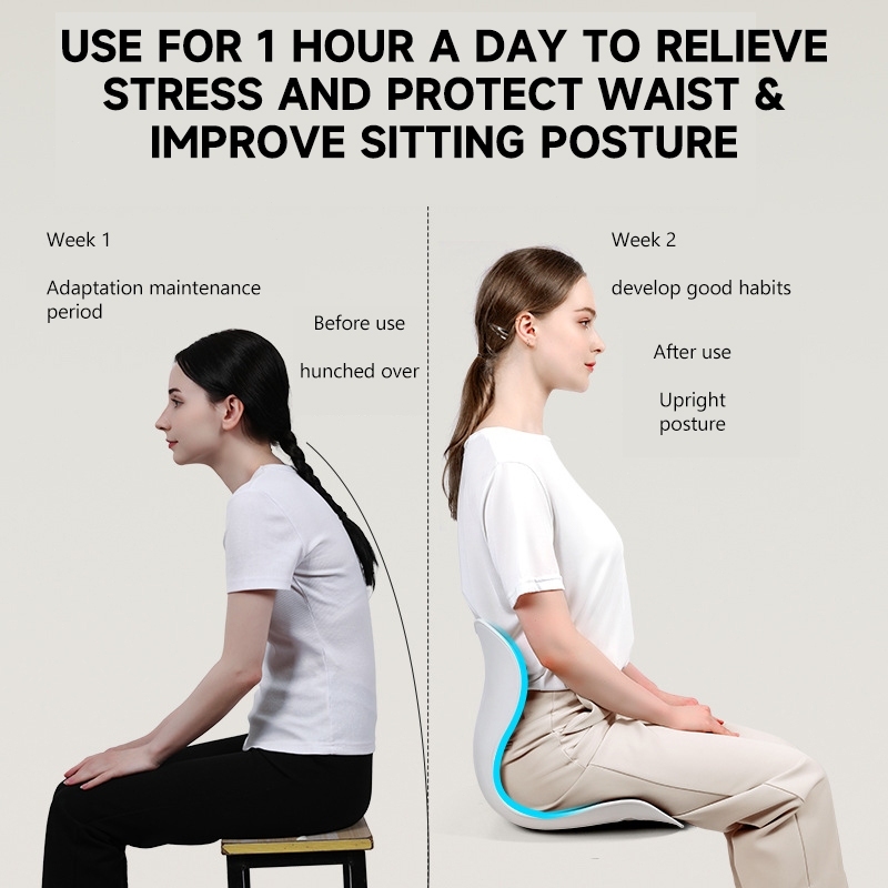 OOKAS Posture Corrector Chair Back Support For Chair Cushion Curable ...