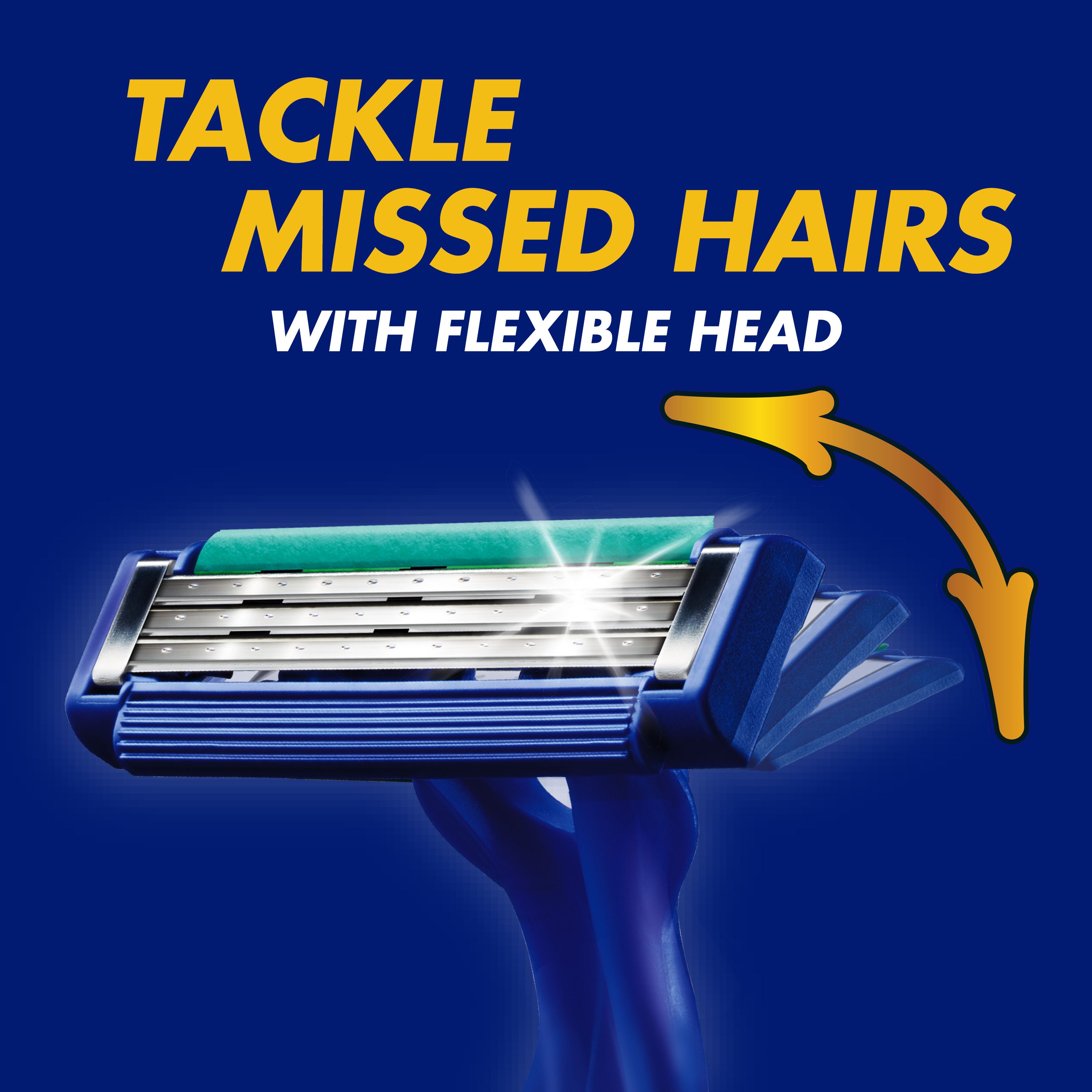 Gillette Blue 3 Flexi - 1 Disposable Razor | Shopee Malaysia
