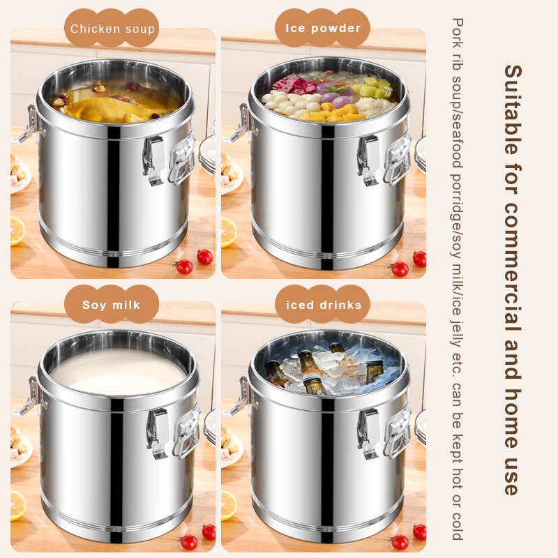 Stainless steel Ice/Hot bucket insulation bucket/Food grade insulation ...