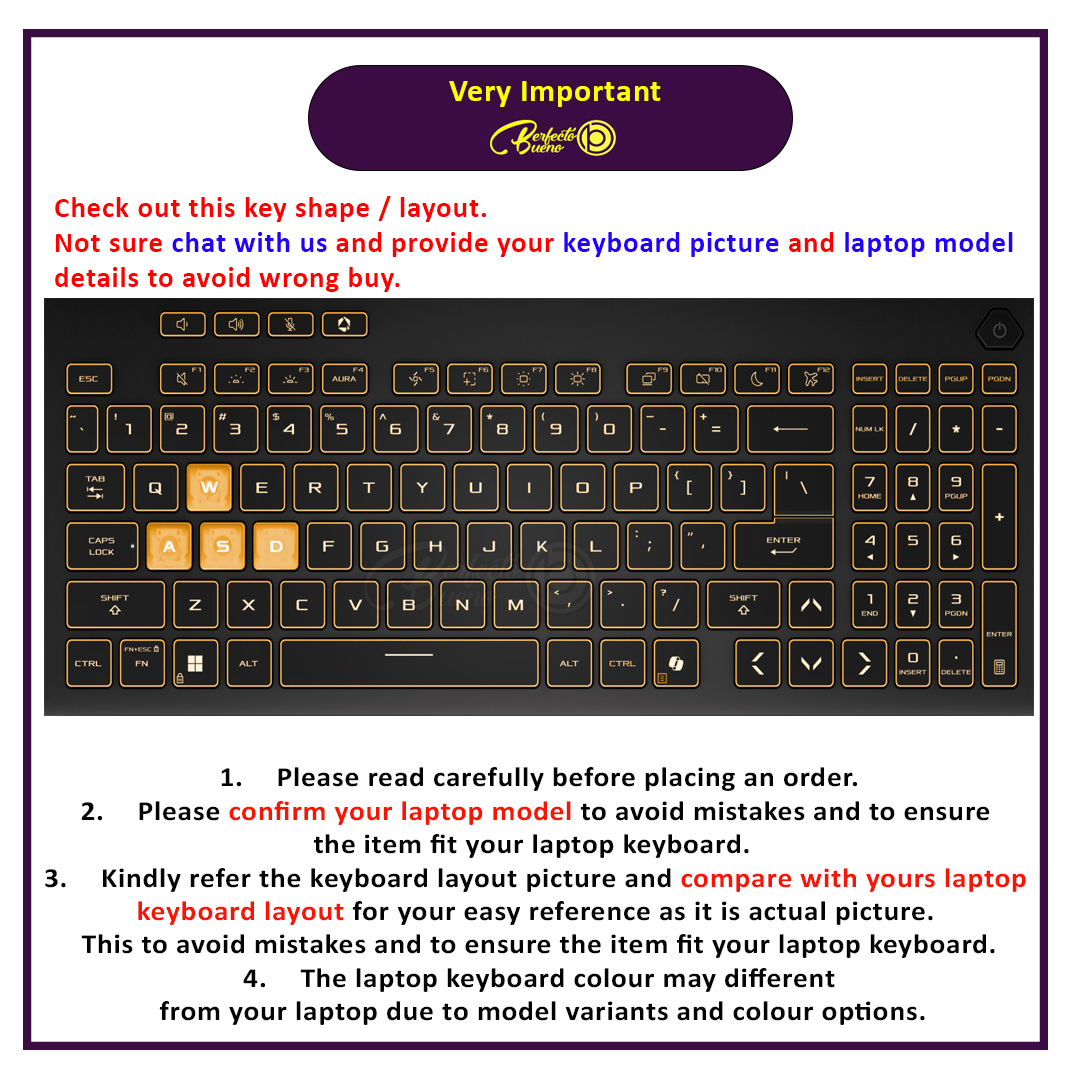 Keyboard Protector For ASUS TUF Gaming F16 FX608J FX608 2025 / ASUS TUF Gaming A16 FA608W ...