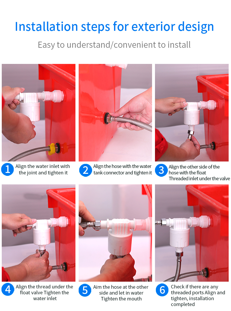 Automatic Water Level Control Valve | Float Valve 1/2" 3/4" for Tank ...