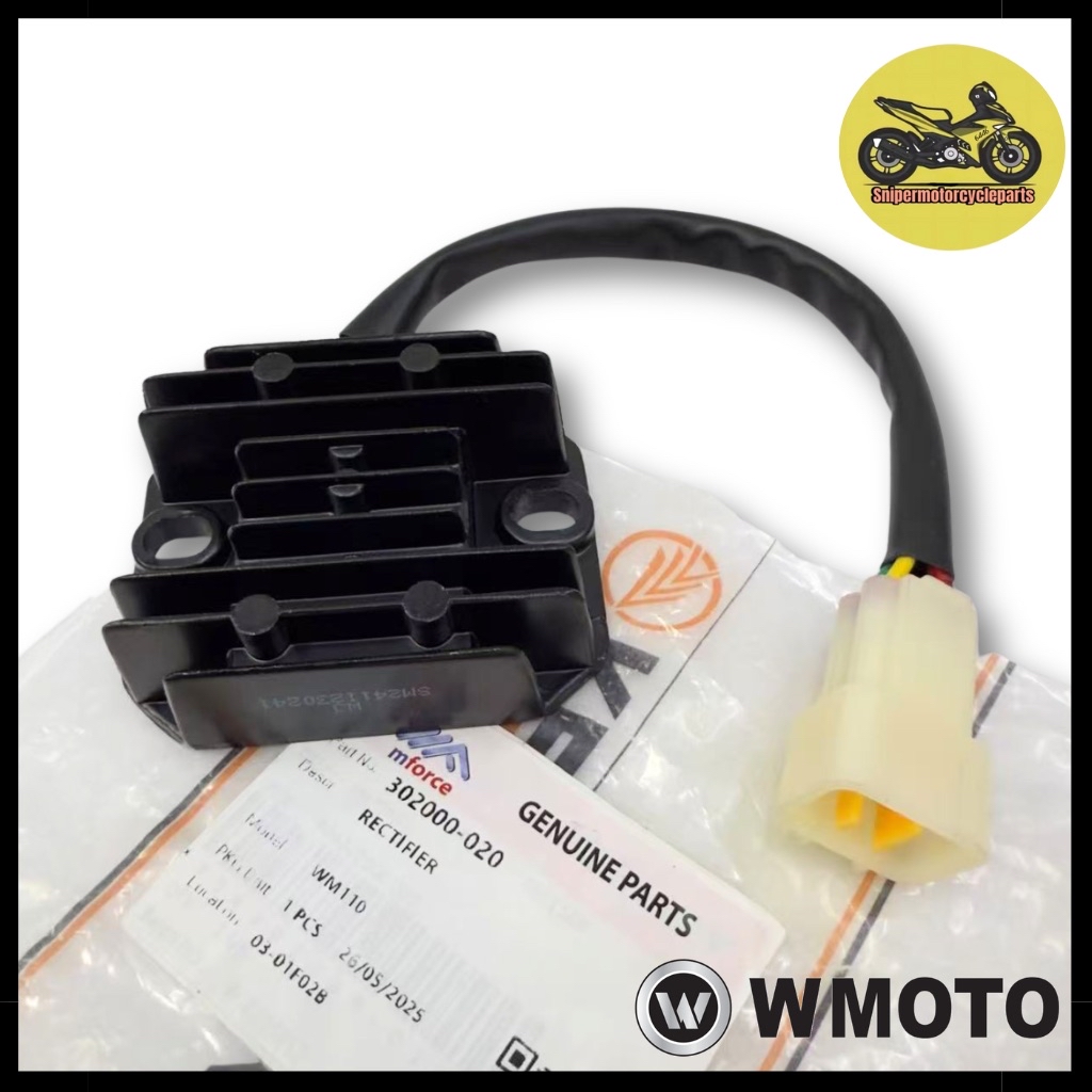 [100% ORI] WMOTO WM110 RECTIFIER & REGULATOR KATAO VOLTAGE KATAB ...