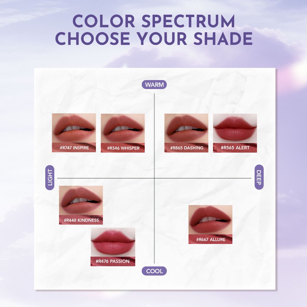 [Cloud Paint Family] YOU Cloud Paint Matte Lasting Lip Cream | Glassy ...