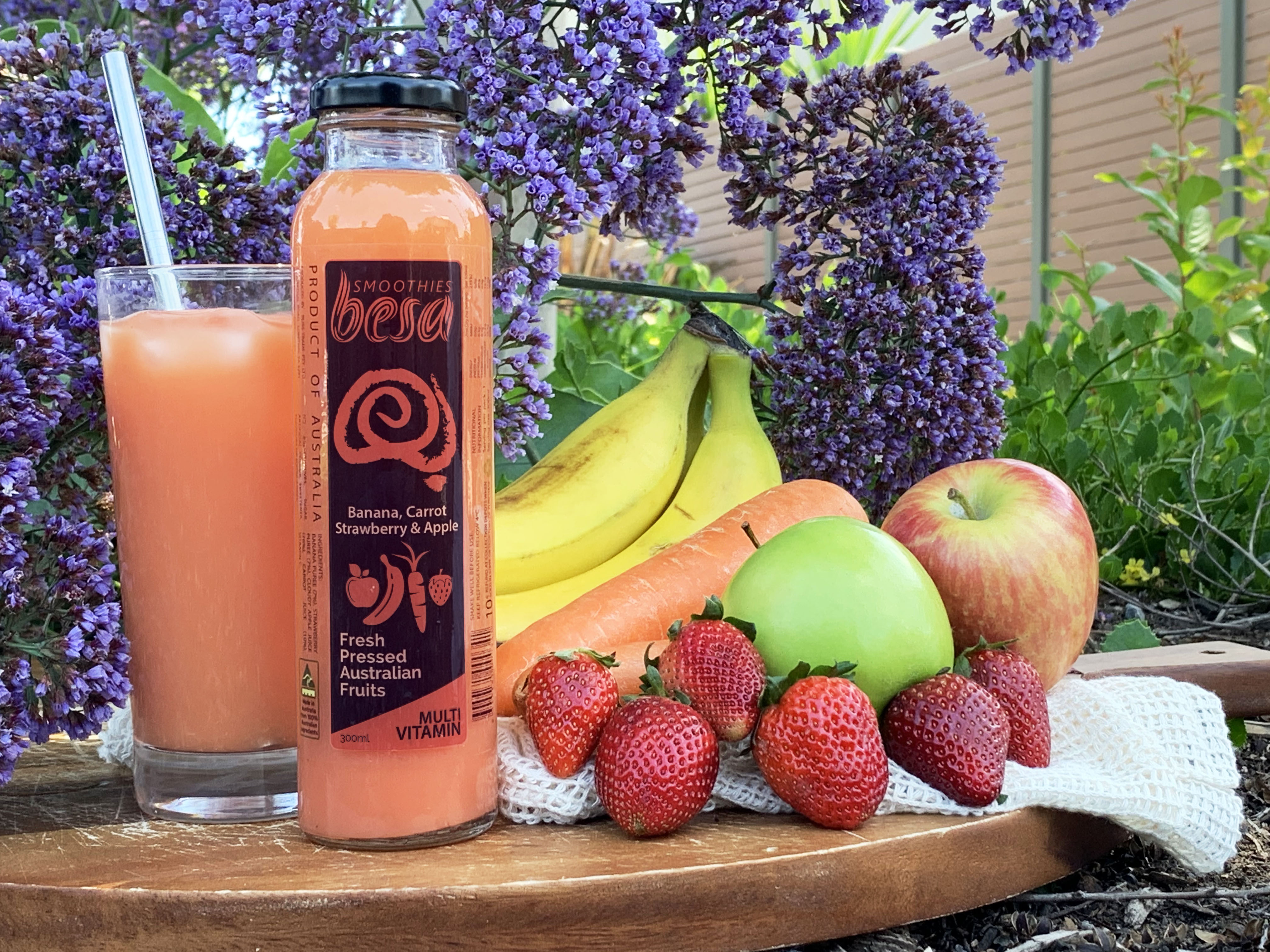 Besa Juice Fresh Pressed Australian Fruits Apple Cherry Juice 310ml ...