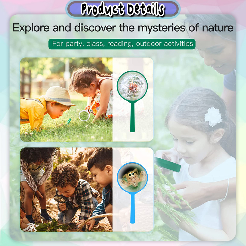 [Little B House] 60mm Kids Magnifying Glass For Reading Magnifier ...