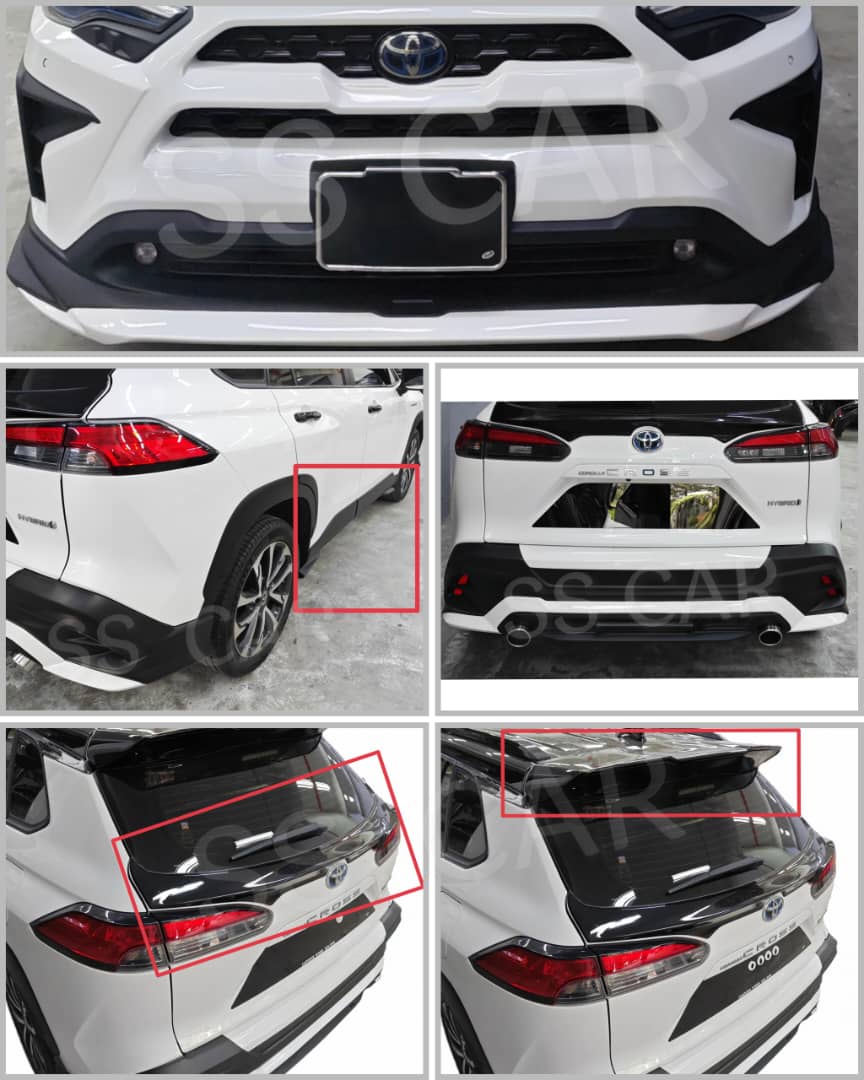 TOYOTA COROLLA CROSS 2022 - VAZOOMA - HYBRID - BODY KIT - MATERIAL PU ...