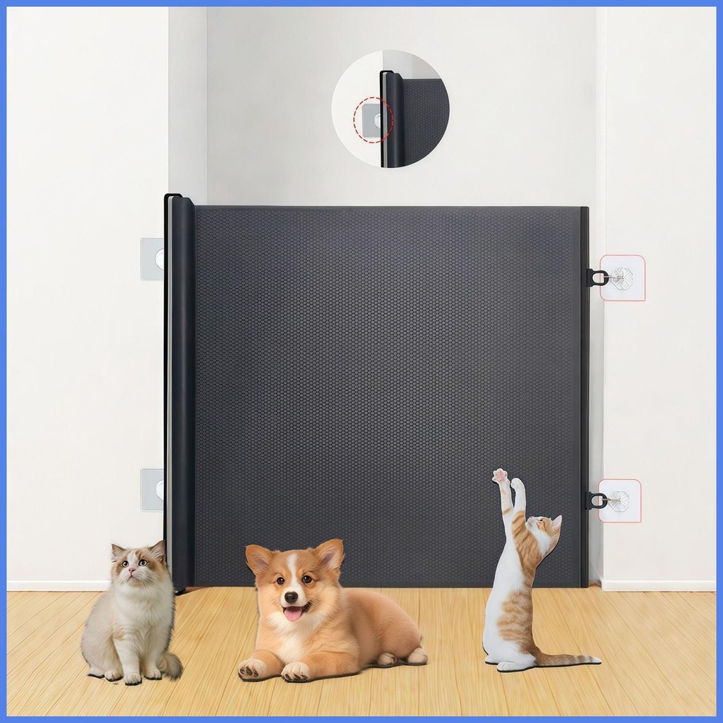 Xluckly Dog Cat Pet Fences Automatic Retractable Pet Fence Auto ...