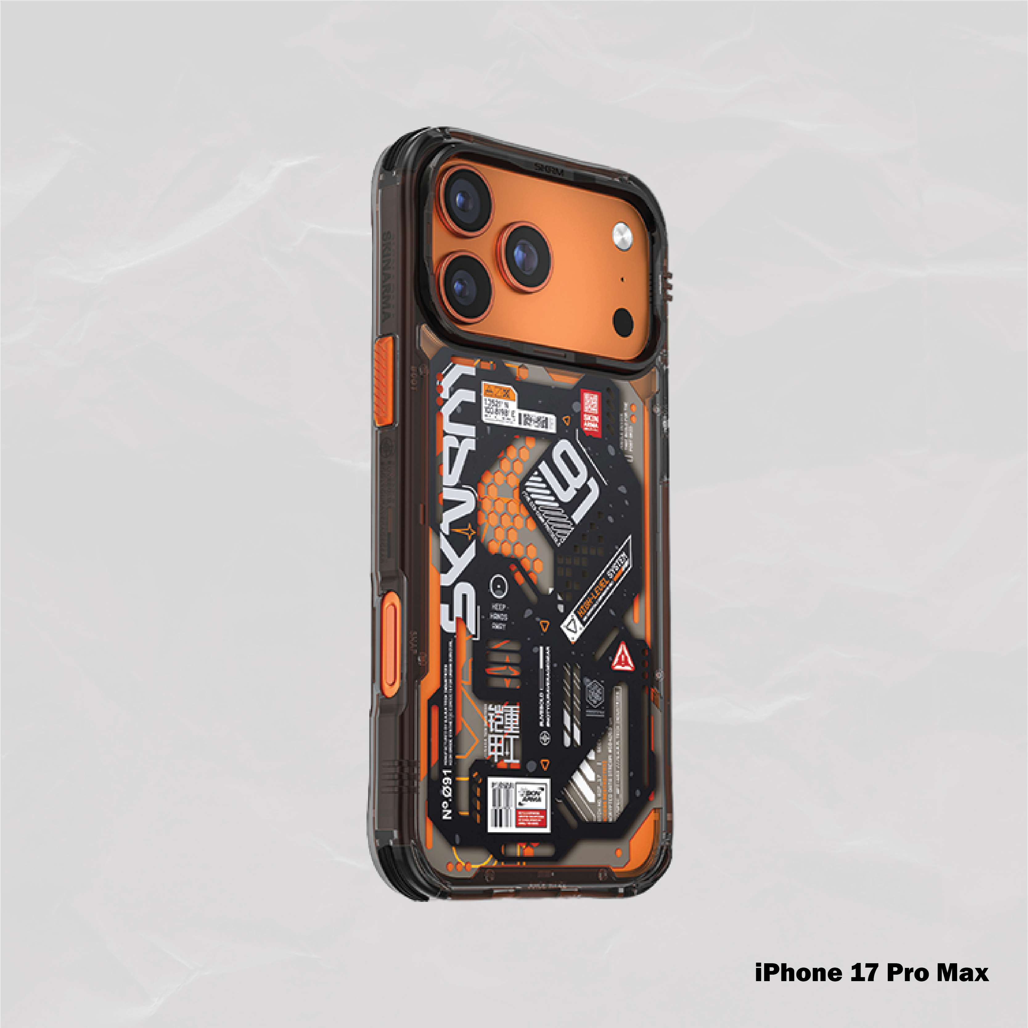 SKINARMA Spectra Mag-Charge Case for 17 Pro (6.3'')/ 17 Pro Max (6.9'') - Clear/ Black | Shopee ...