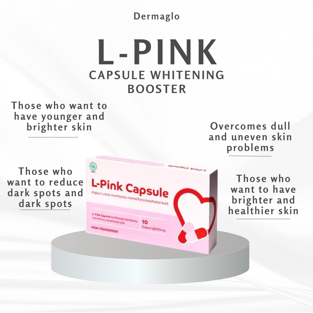 L-Pink Capsule Suplemen Pemutih | Kapsul Kesihatan Kulit | Whitening ...