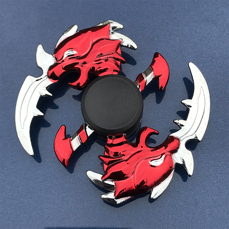 Cute Metal Fidget Spinner 2026 Colourful Toys Games Toy Game mainan ...