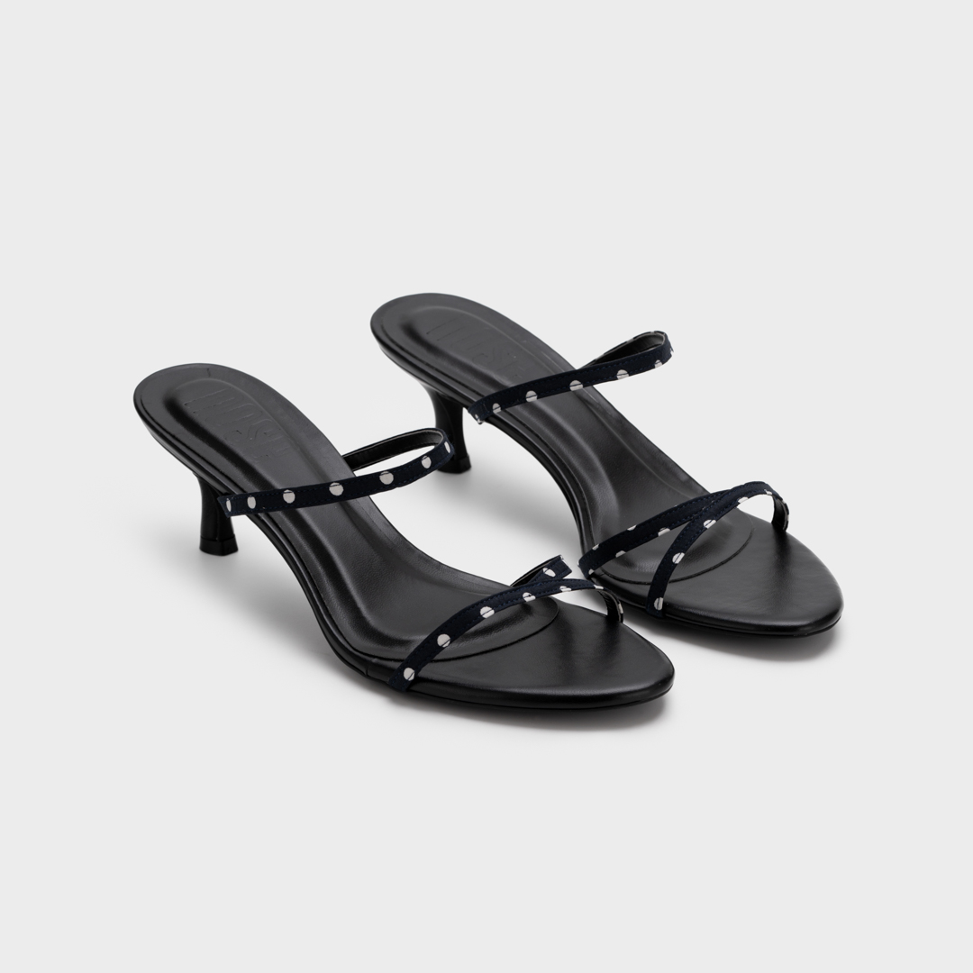 Nose Cloud 9 Strappy CloudFoam Kitten Heel Sandal Kasut Tumit Rendah ...
