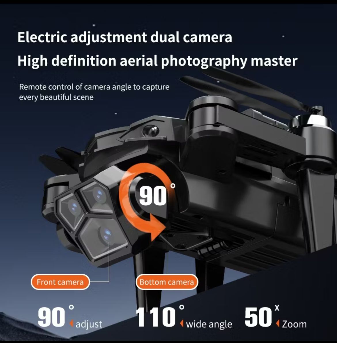 Feo Drone AIR-S12 GPS Drone HD Dual Camera GPS Positioning One-Key ...