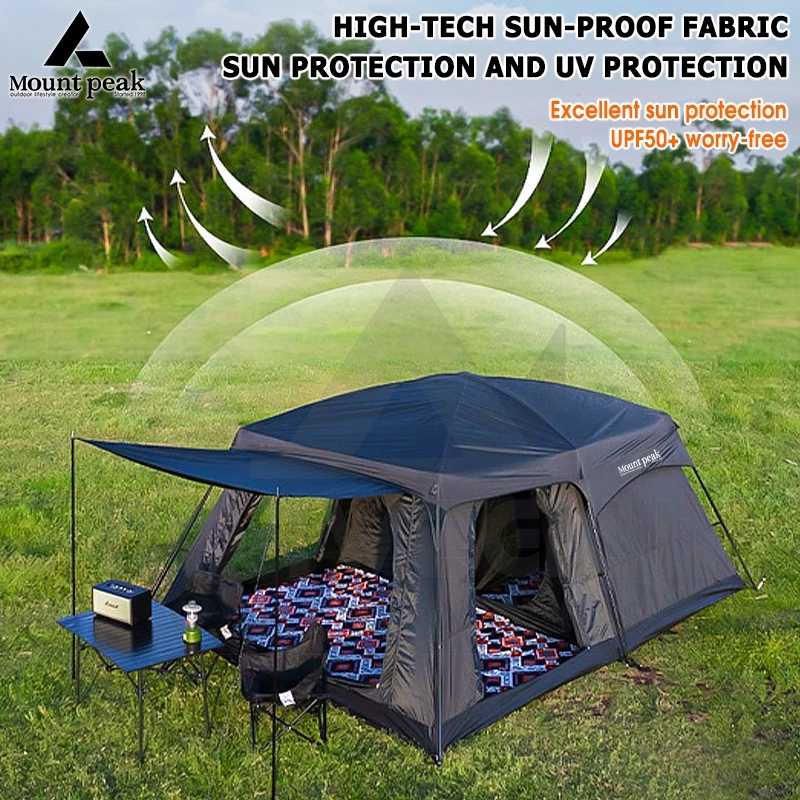 Mount peak Khemah camping tent waterproof Khemah unta outdoor large ...