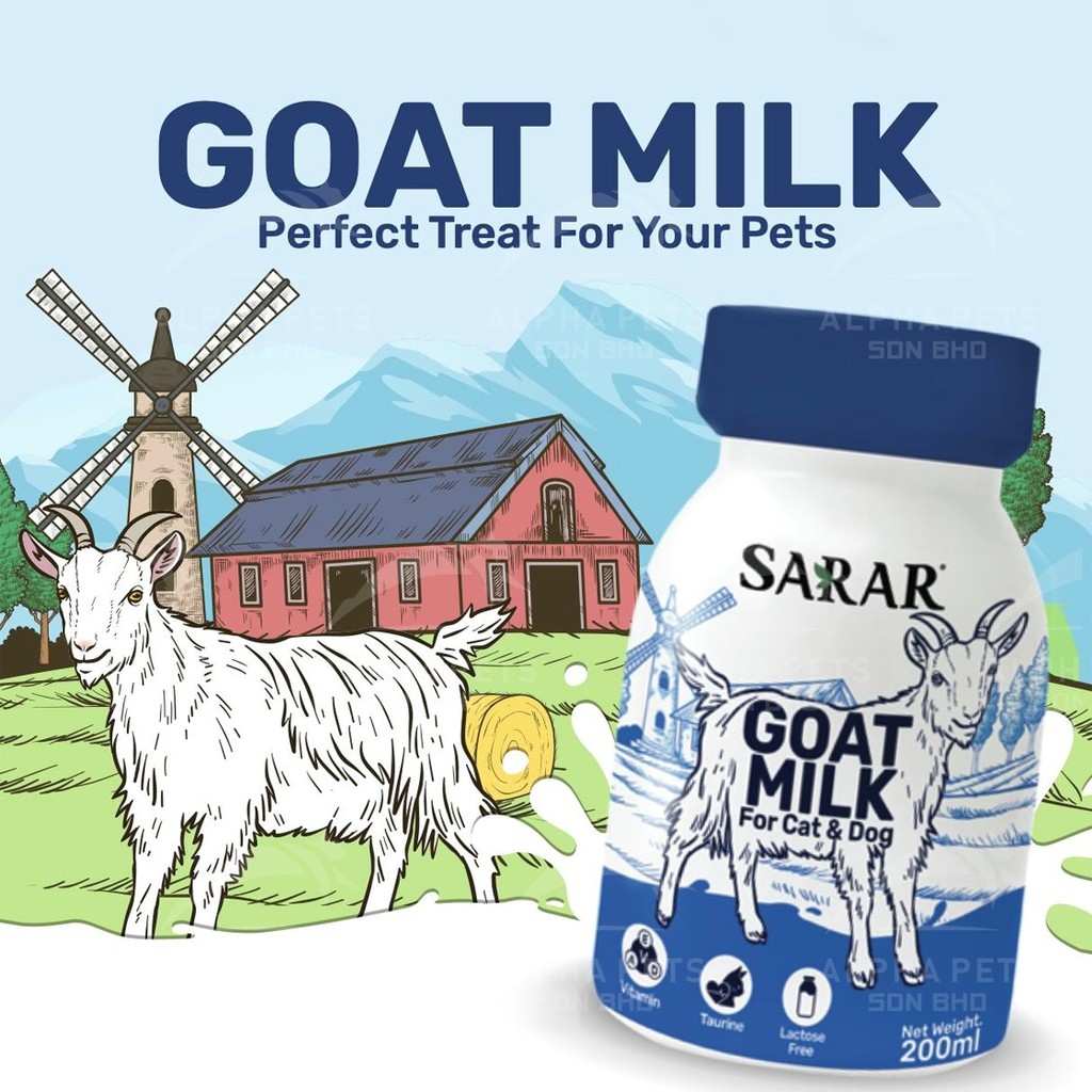 SARAR Goat Milk For Cat & Dog 200ML x 12 Bottle | Shopee Malaysia