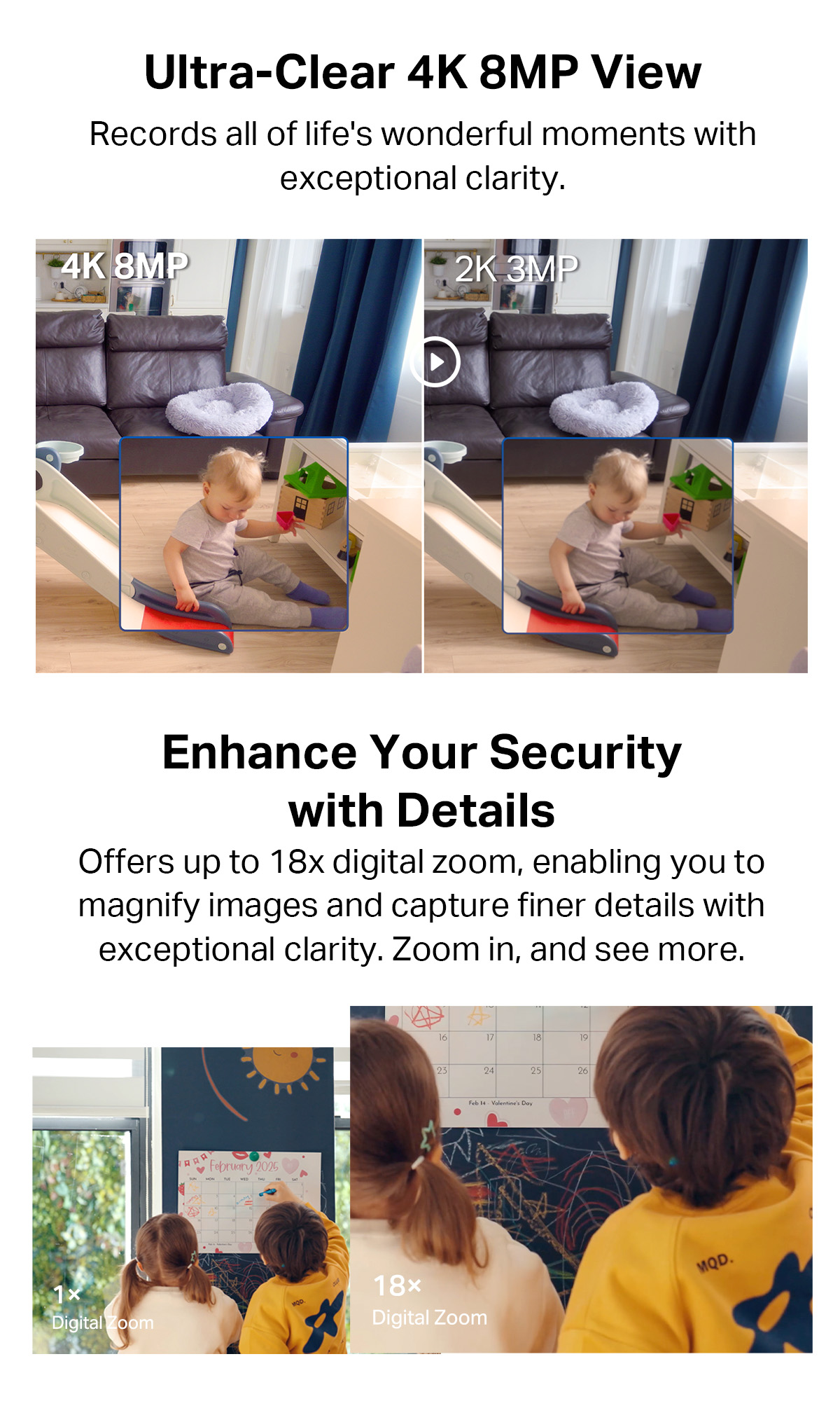 TP-Link Tapo C260 Wireless Indoor CCTV Pan Tilt AI Home Network ...