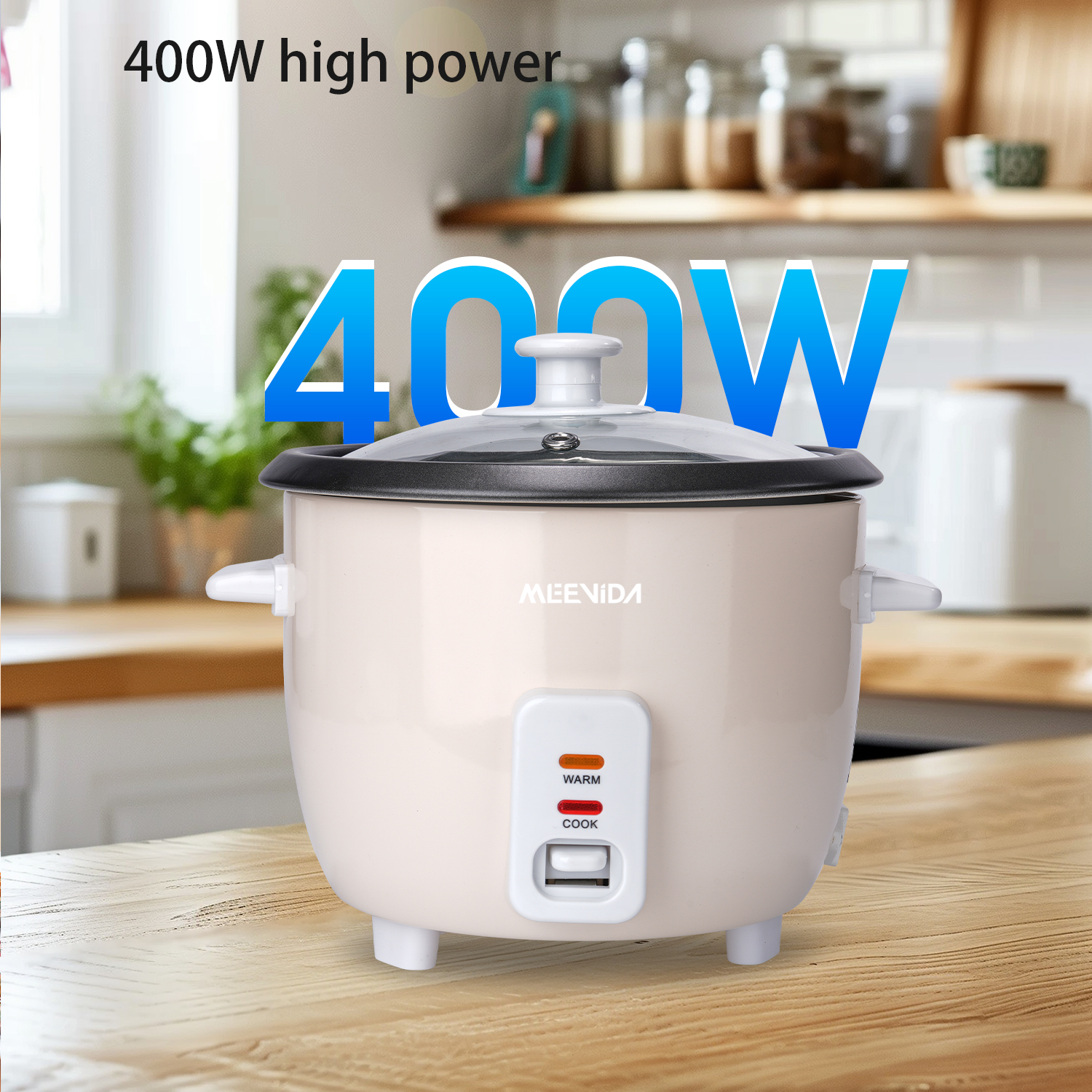 MEEVIDA Electric Rice Cooker Non Stick 电饭锅 (1L/400W) | Shopee Malaysia